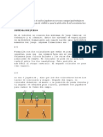 Técnicas y Sistemas Defensivos en Voleibol | PDF | Vóleibol | Deportes