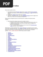 Food Preservation Techniques Explained | PDF | Food Preservation ...