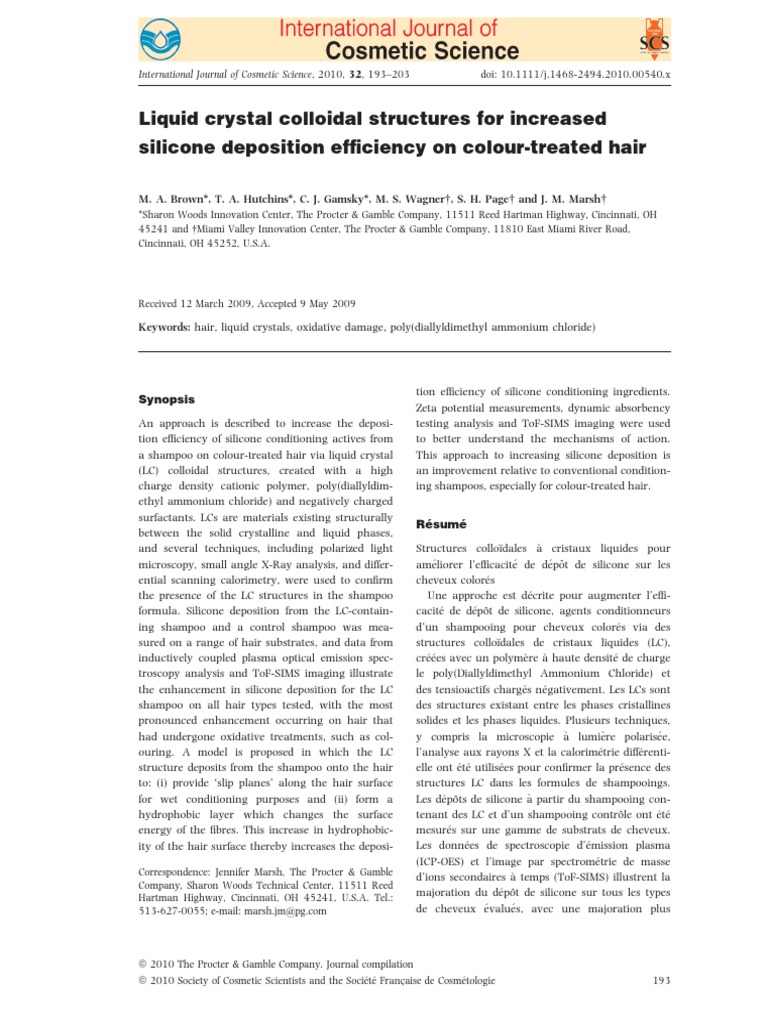 Liquid Crystal Colloidal Structures For Increased | PDF | Surfactant | Liquid Crystal