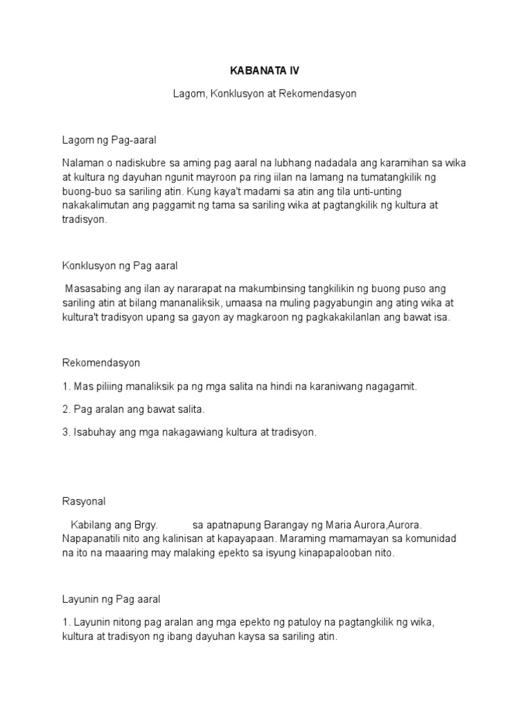 Kabanata IV | PDF