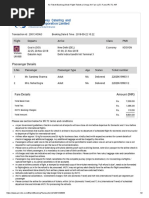 IRCTC Sample Ticket Format | PDF | Identity Document | Ticket (Admission)