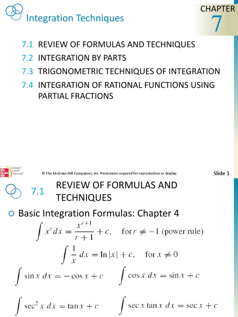 Calculus - Method of Integration | PDF | Integral | Mathematical Relations
