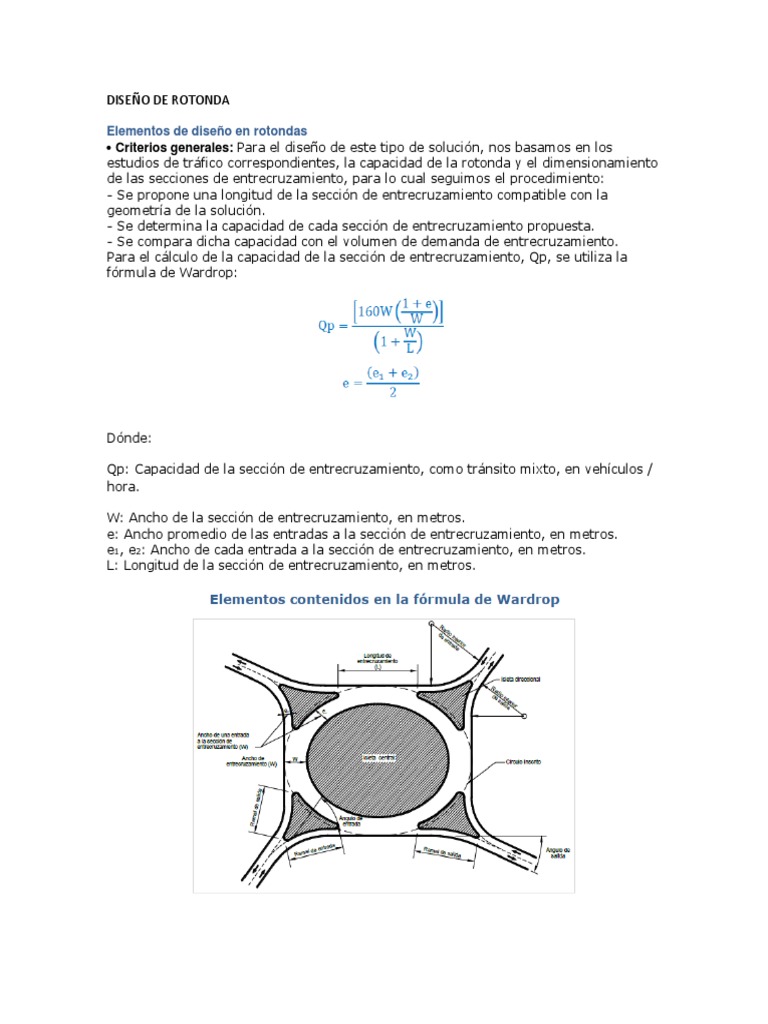 Diseño de Rotonda Word | PDF