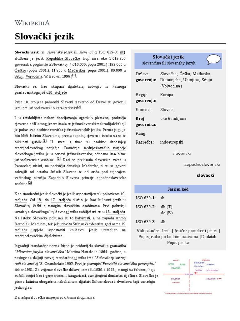 Slovački Jezik | PDF