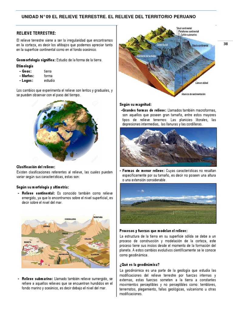 Unidad 9 Geografia | PDF | Terreno | Temblores