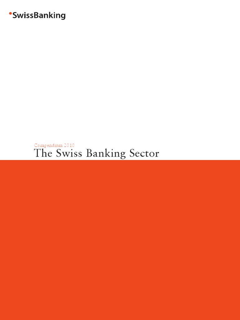 The Swiss Banking Sector: Compendium 2010 | PDF | Repurchase Agreement ...