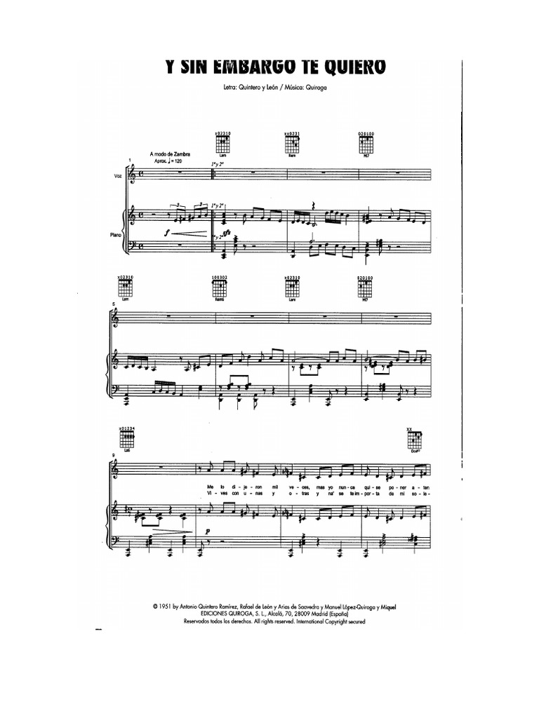 Y Sin Embargo Te Quiero | PDF