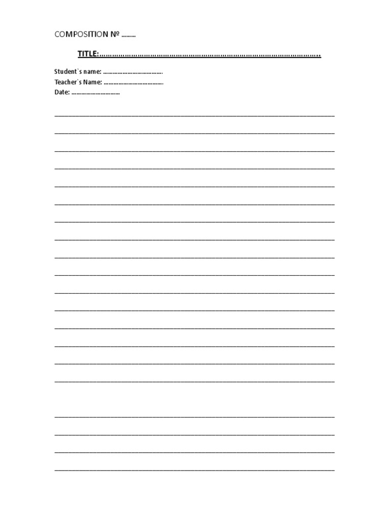 Composition Format | PDF