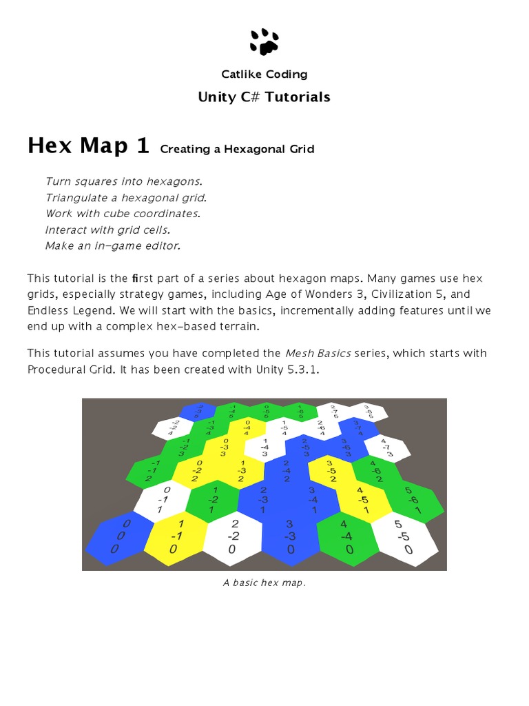 Hex Map 1 | PDF | Geometry | Teaching Mathematics