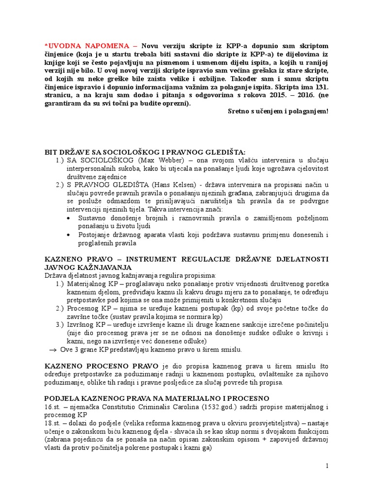 Skripta KPP 2016. - Dragutin | PDF