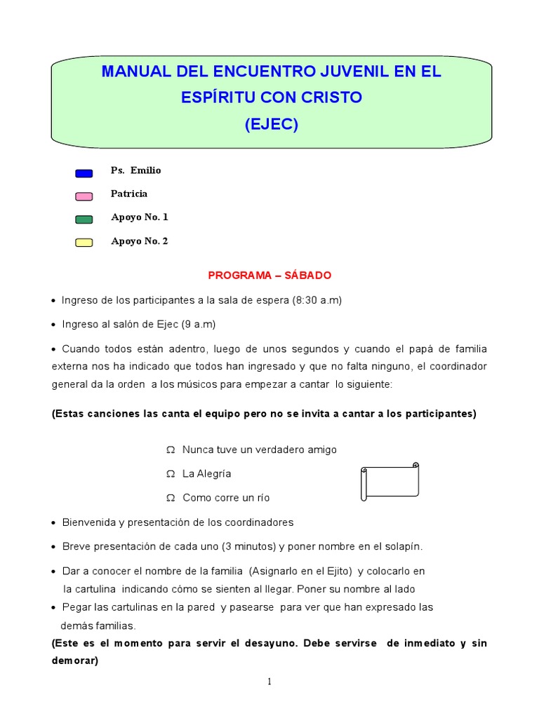 Ejec | PDF | Amor | Oración
