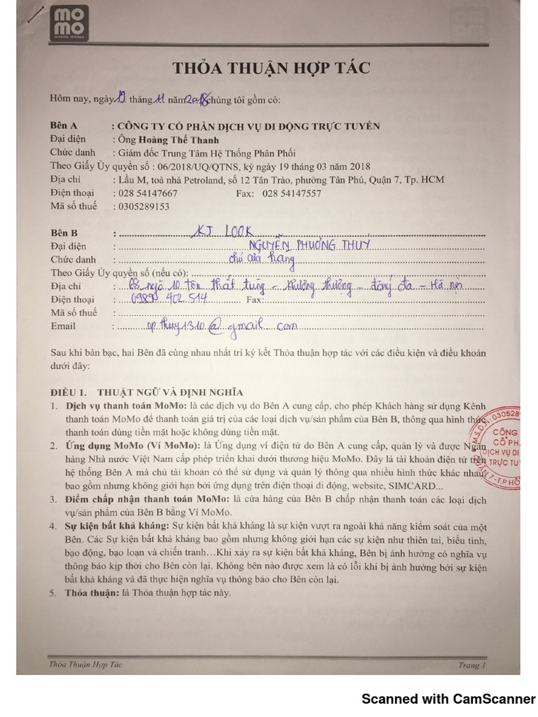 Scanned Document Overview | PDF