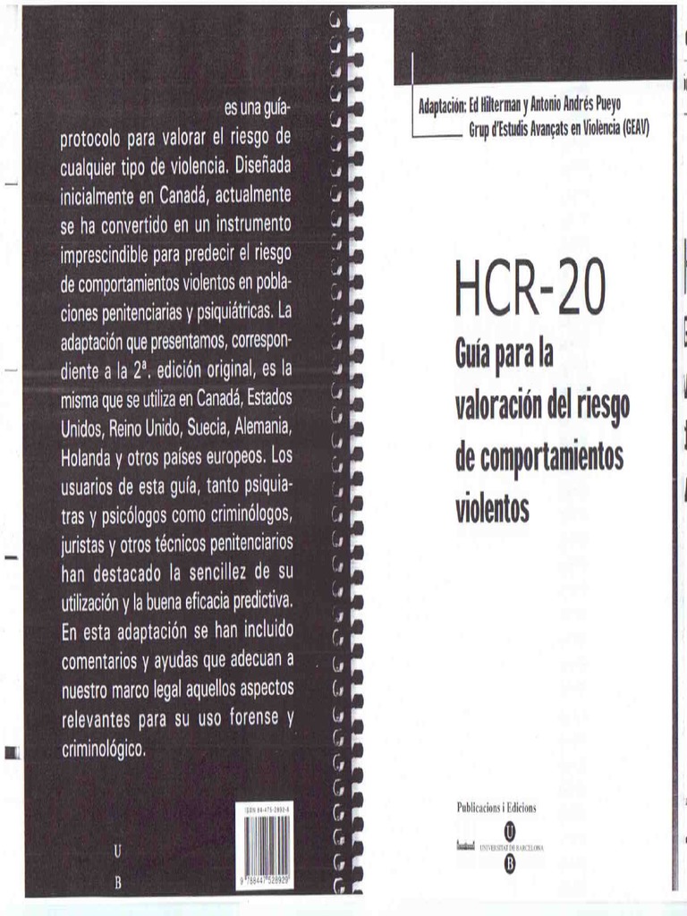 HCR 20 | PDF