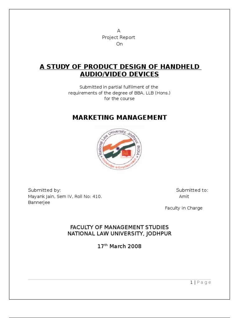 A Study of I-Pods Product Design | PDF | I Pod | Marketing