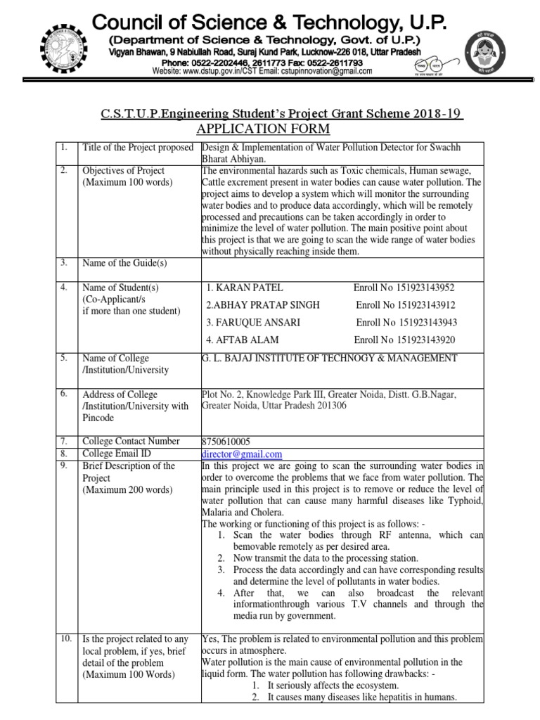 CST Filled | PDF | Pollution | Expense