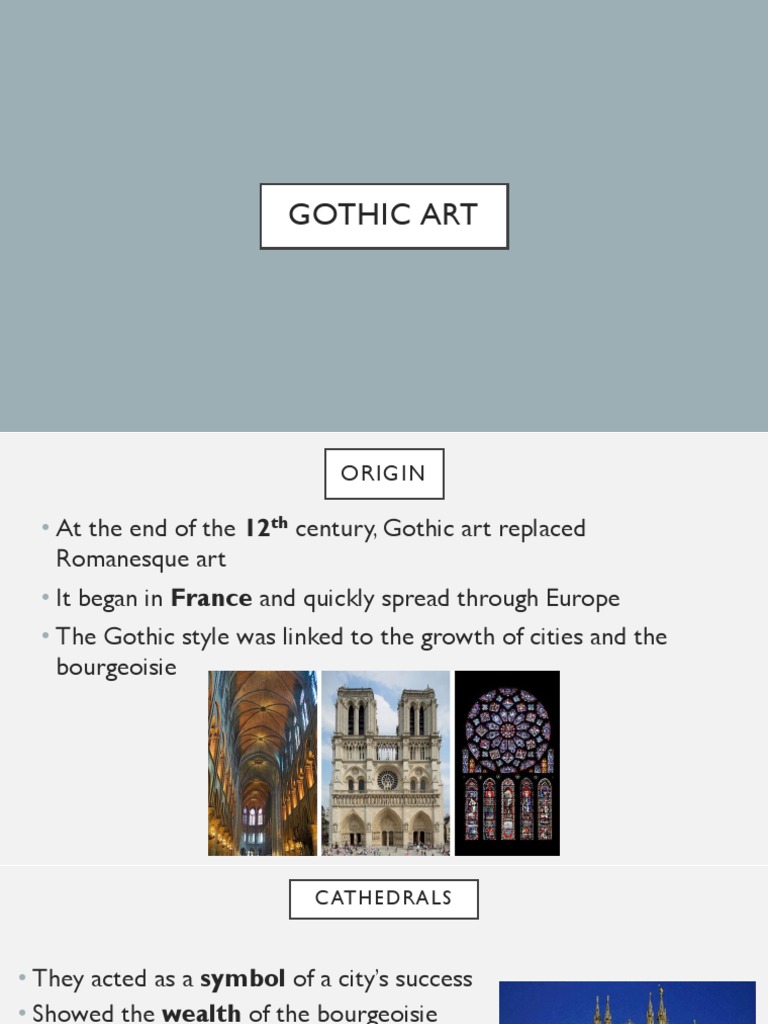 Gothic | PDF | Gothic Architecture | Paintings