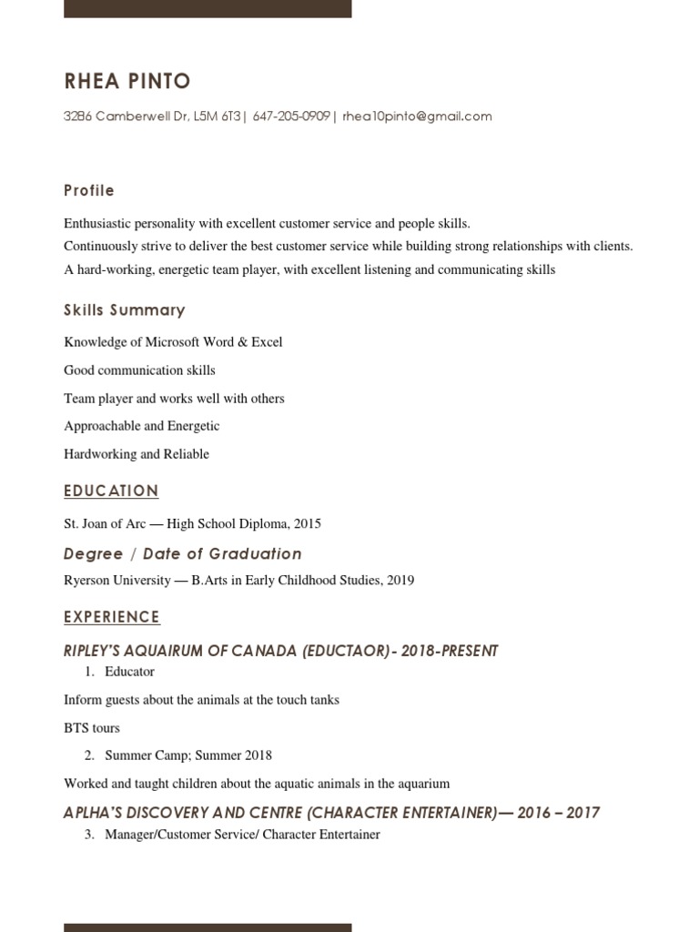 Rhea Pinto: Profile | Download Free PDF | Teachers | Behavior Modification