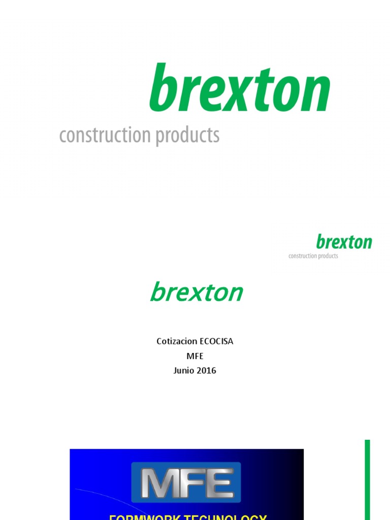 Presentacion Brexton MFE | PDF