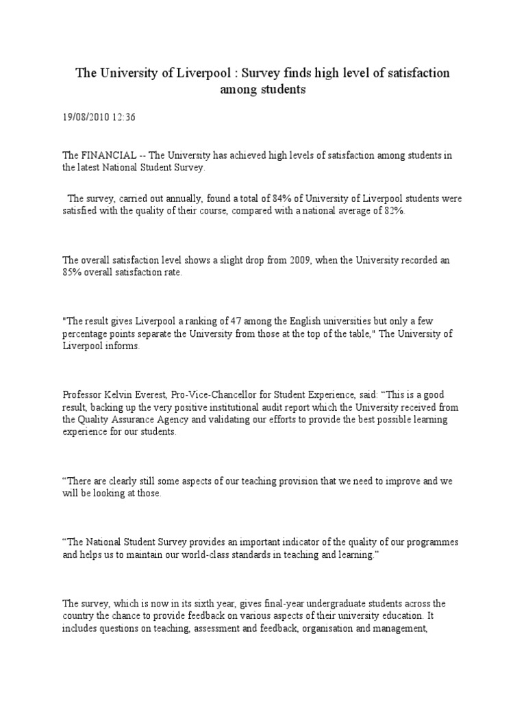 The University of Liverpool | PDF | Academia