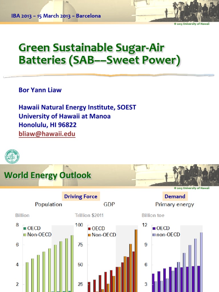 Green Sustainable Sugar - Air Batteries (SAB - Sweet Power) | Download ...