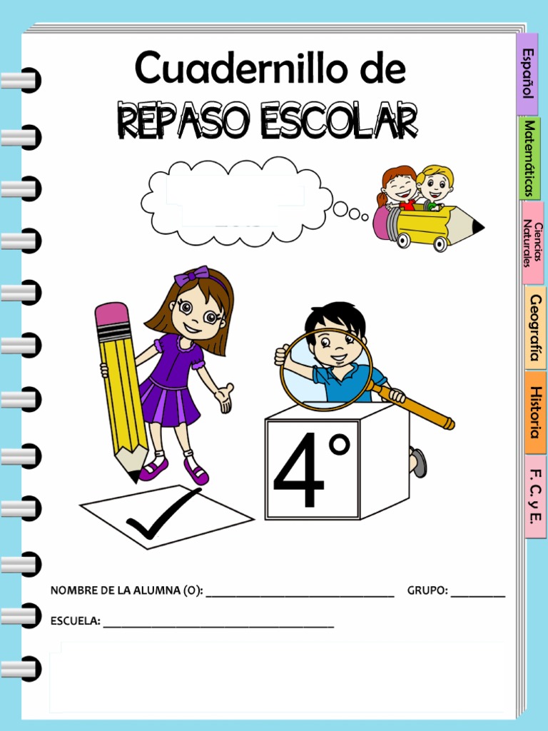 Cuadernillo de repaso escolar cuarto grado.pdf | Mesoamérica | Ciudad ...