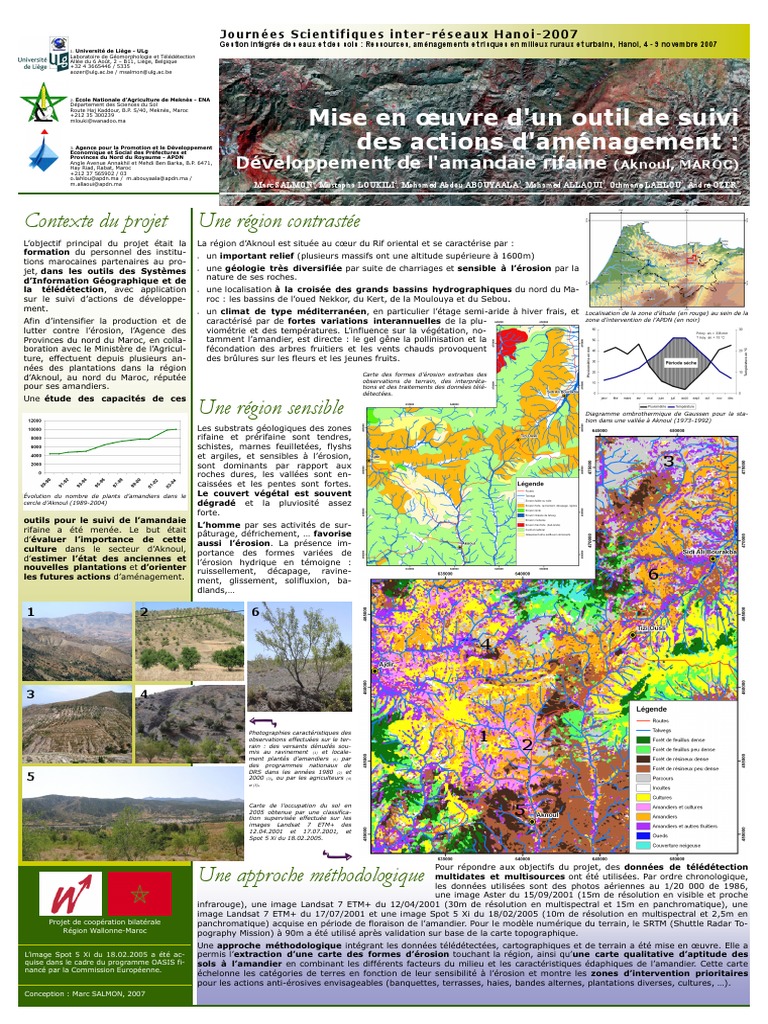 Suivi de l'amandier à Aknoul, Maroc | PDF | Maroc | Géographie physique