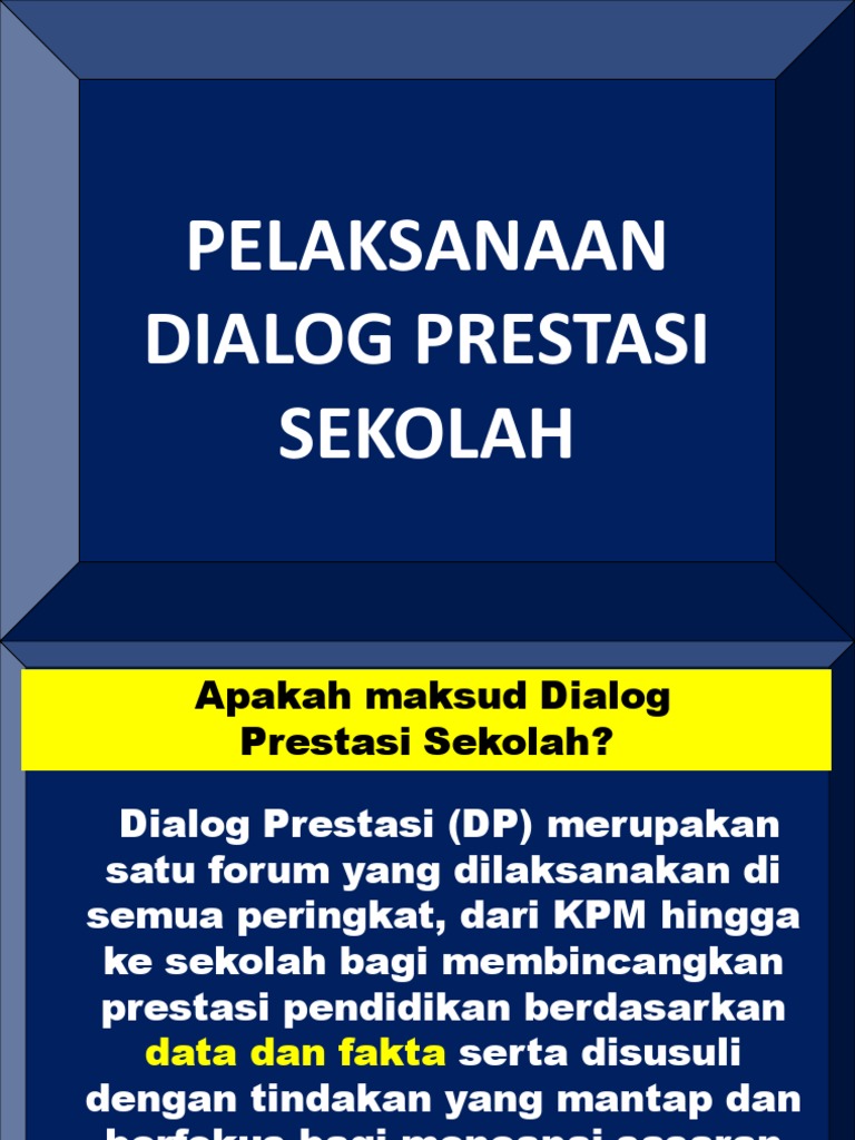 Apakah Dialog Prestasi | PDF