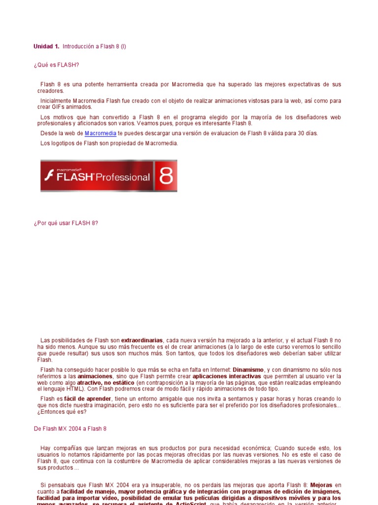 Tutorial de Flash 8 Alumnos | PDF | Script Java | HTML