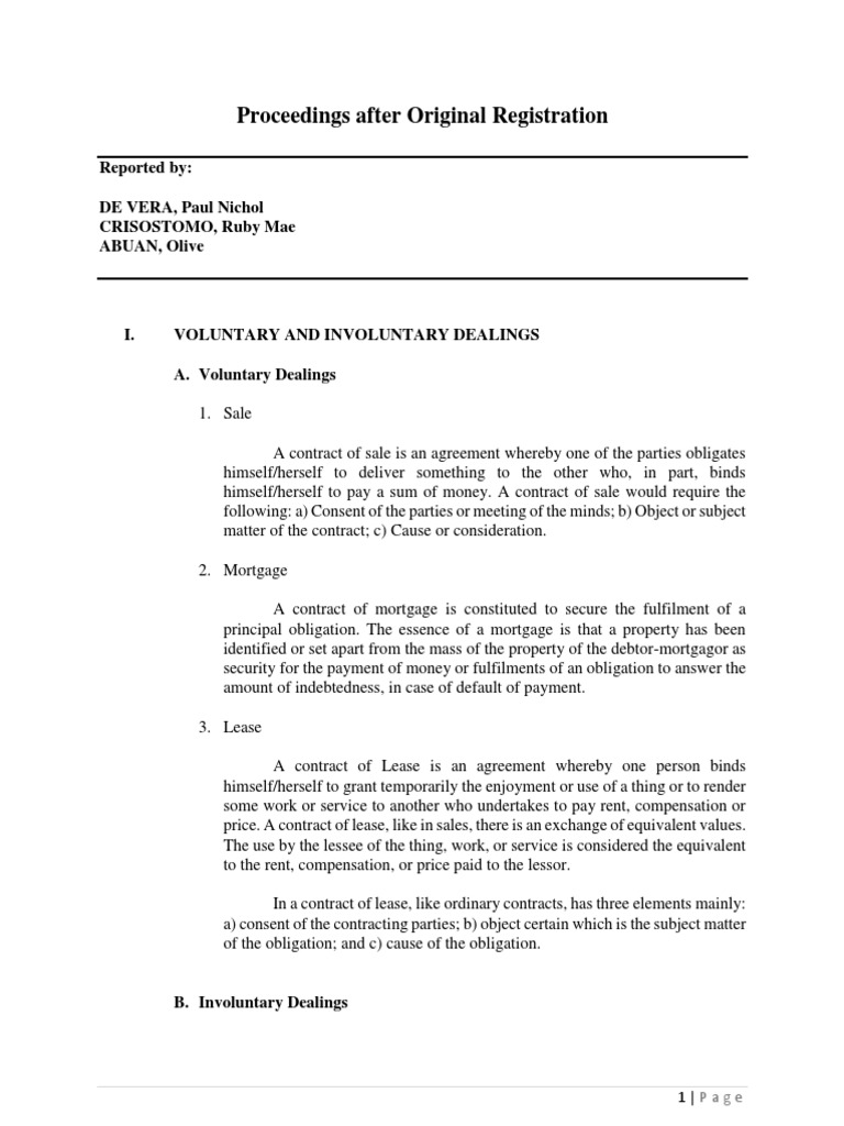 Land Titles and Deeds Report | PDF | Deed | Lease