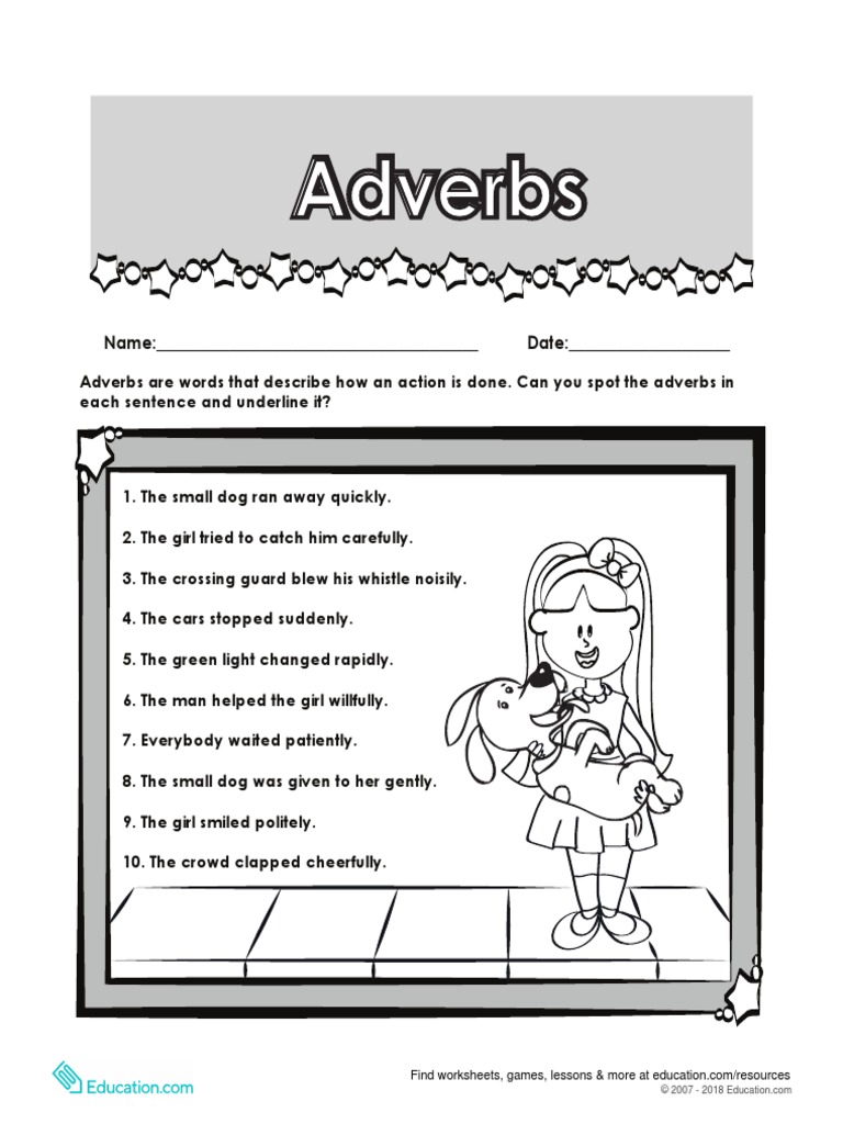 Spot The Adverb | PDF | Language Arts & Discipline