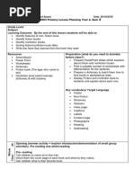 Problem and Solution Lesson Plan | PDF | Lesson Plan | Learning