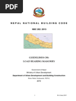 Nepal National Building Code NBC 205 | PDF | Brick | Concrete