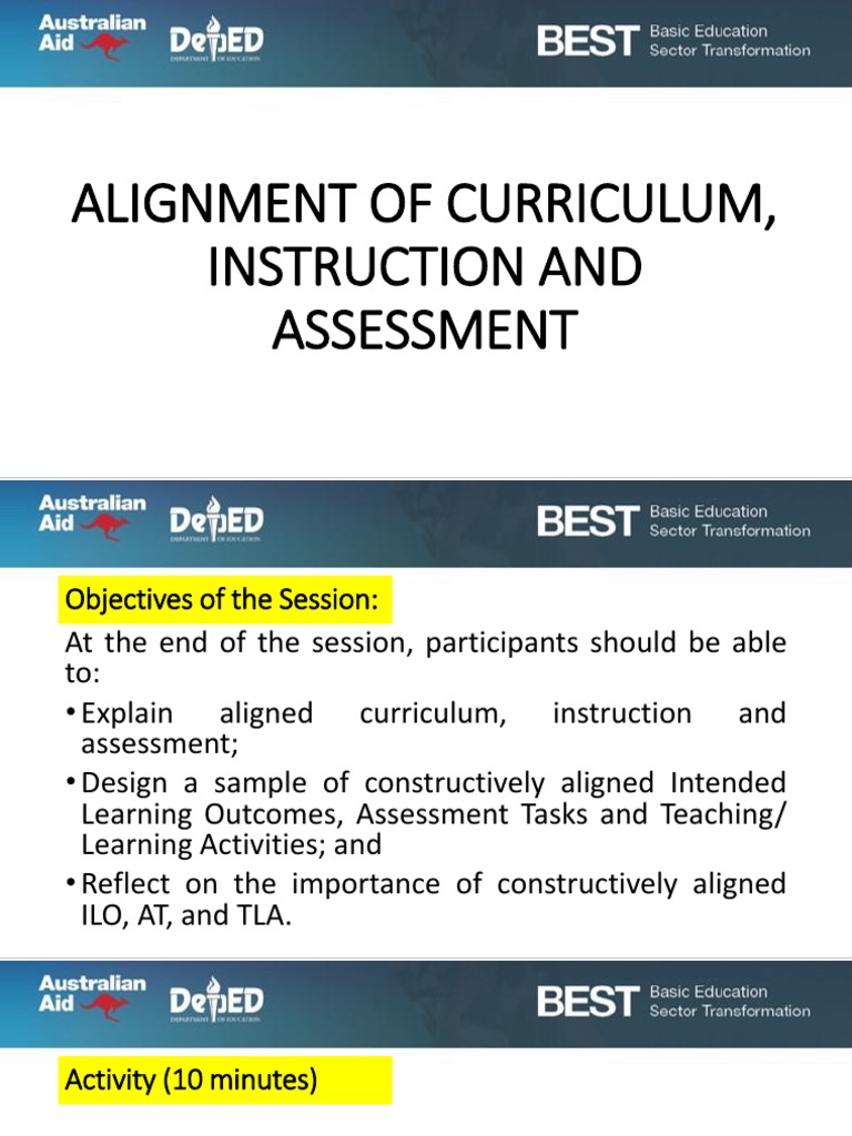 Alignment of Curriculum... | PDF | Curriculum | Learning
