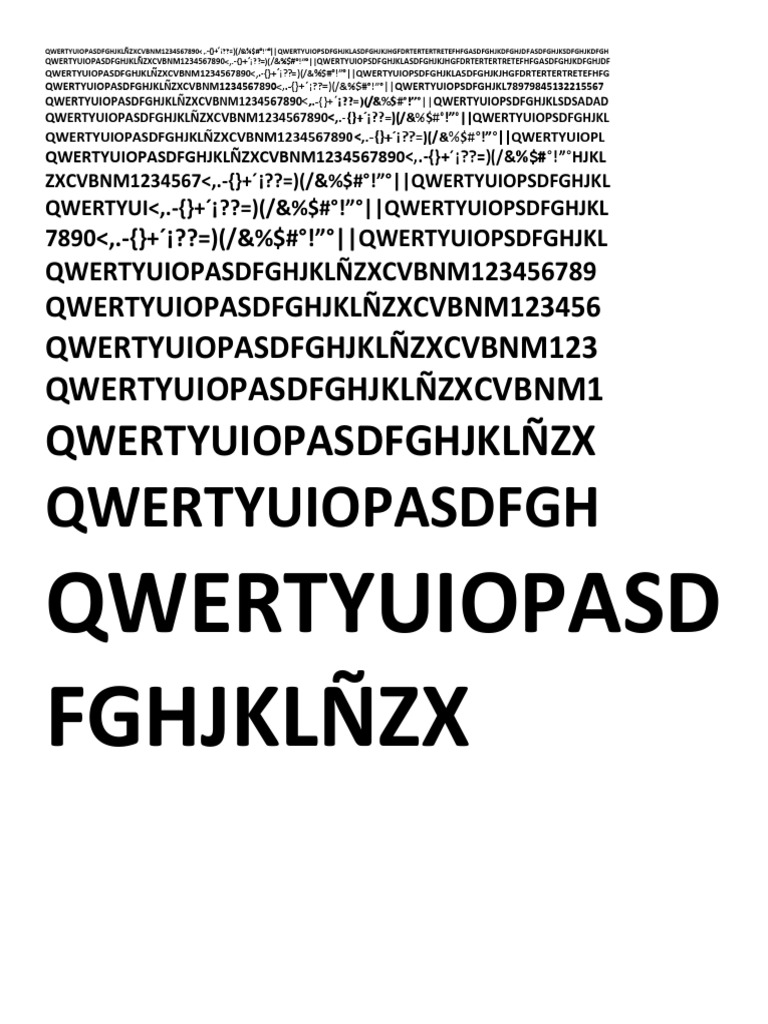 Prueba de Impresion Texto