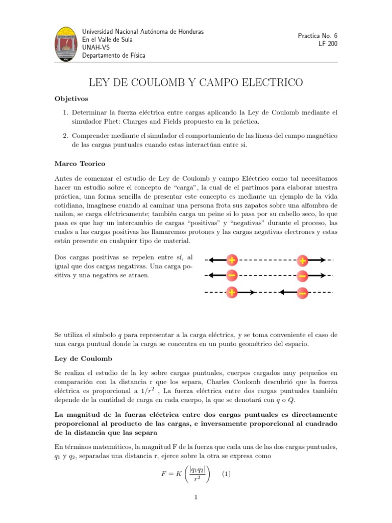 Ley de Coulomb | Descargar gratis PDF | Carga eléctrica | Vector Euclidiano