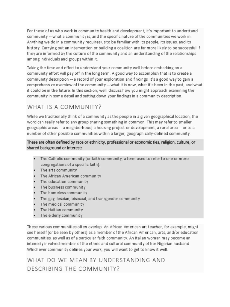 what-is-a-community-pdf-community-survey-methodology