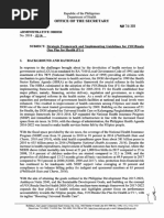 DOH Organizational Chart & Roles | PDF