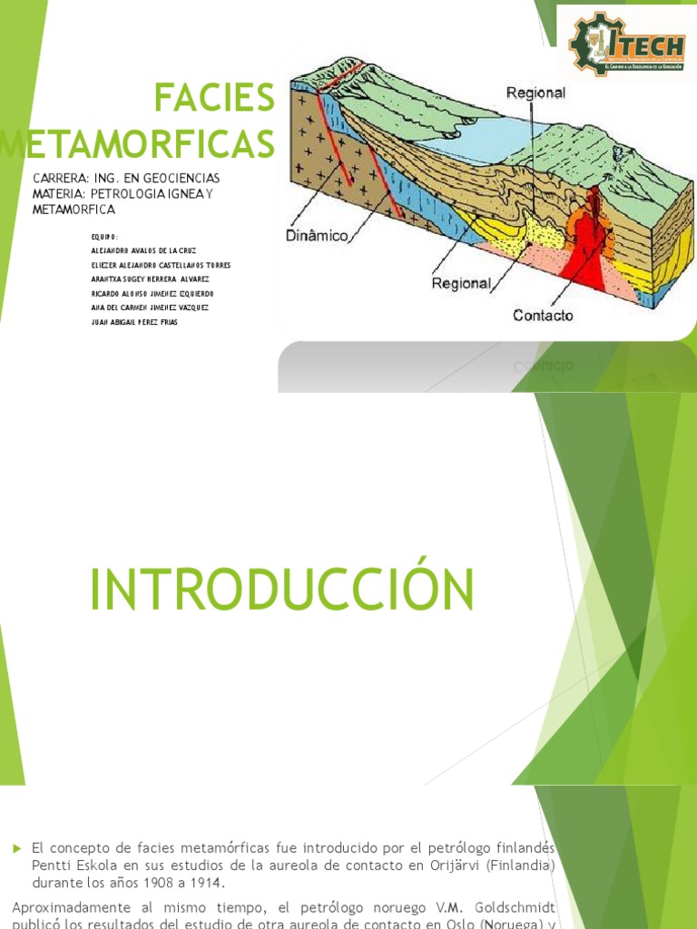 Facies Metamorficas | Minerales | Roca (geología)