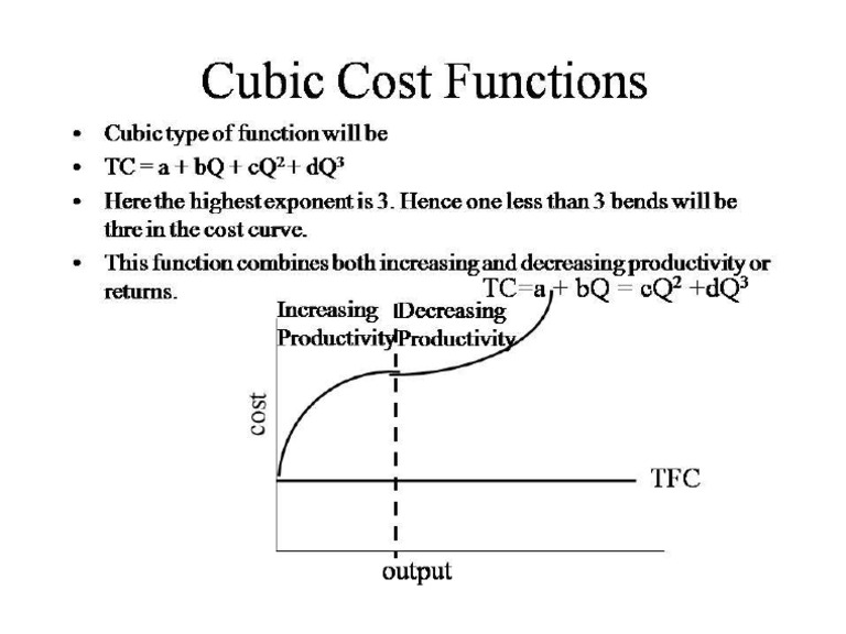 Cubic Cost Functions | PDF