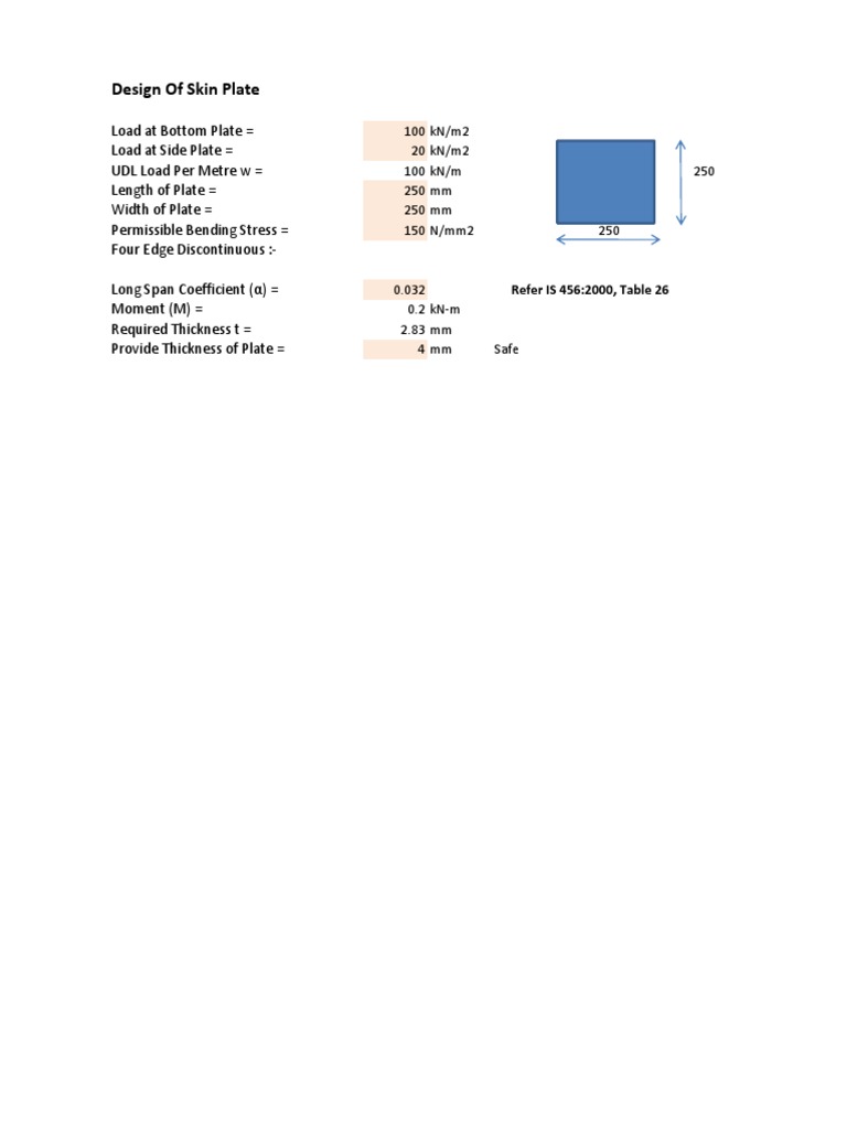 Skin Plate Design Specifications | PDF | Technology & Engineering