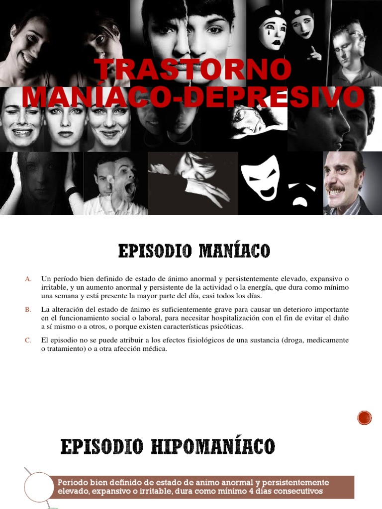 Trastorno Maníaco Depresivo | PDF | Desorden bipolar | Manía
