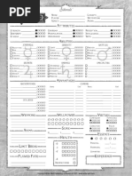 Character Sheet Warlock 5e | PDF | Tsr (Company) Games | Gary Gygax Games