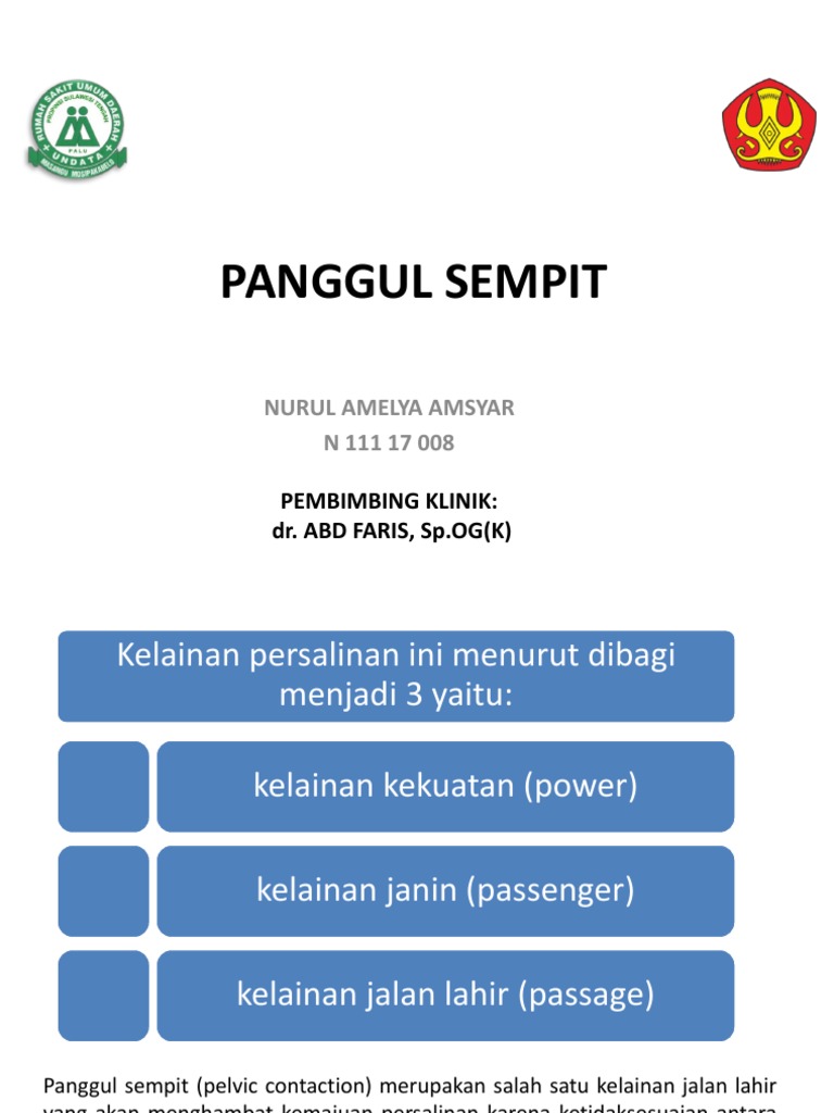 Referat Panggul Sempit | PDF