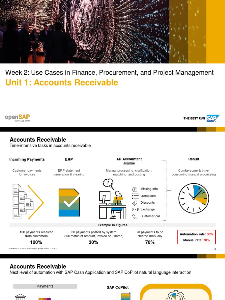 OpenSAP Byd6 Week 2 All Slides | PDF | Clearing (Finance) | Payments