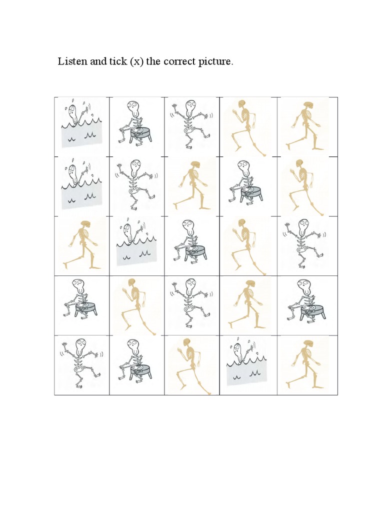 Skeleton Bingo | PDF