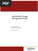 ServiceNow Change Management Guide | PDF | Risk | Information ...