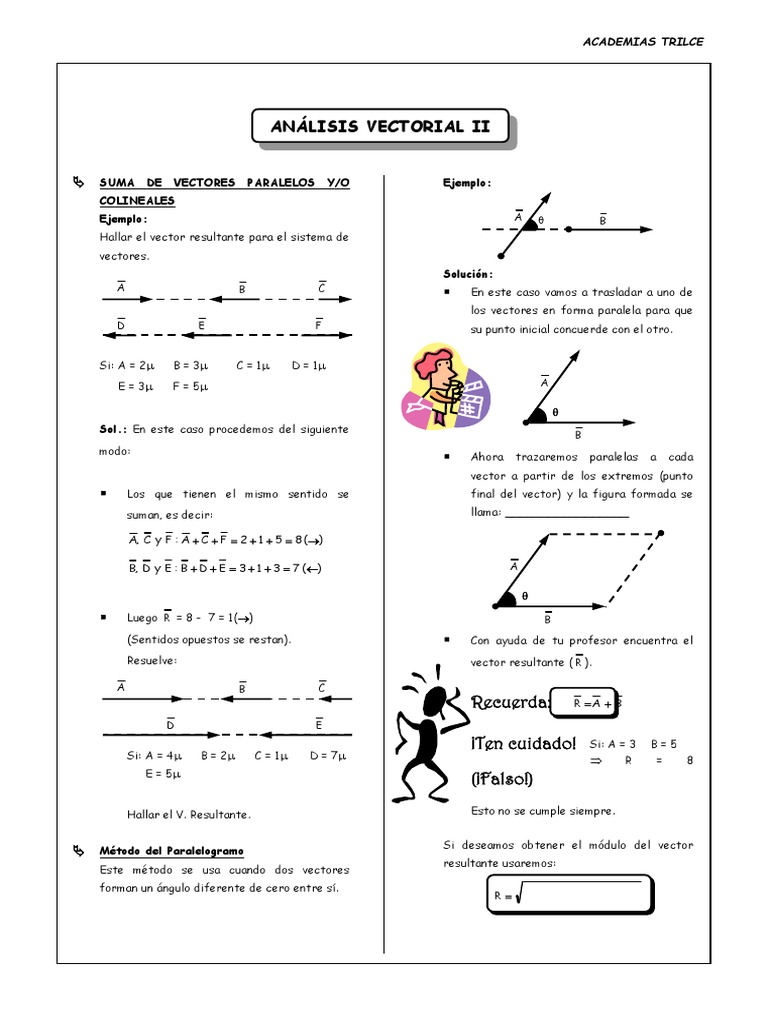 Análisis Vectorial II | PDF | Vector Euclidiano | Enseñanza de matemática