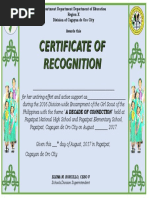 BSP Certificate | PDF | Scouting | Philippines