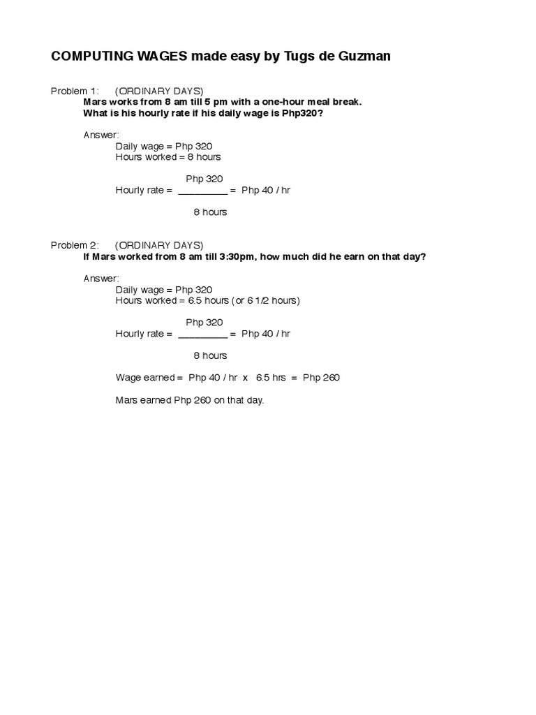 Notes On Special Penal Laws by Prof. Ramel Muria | PDF | Overtime ...