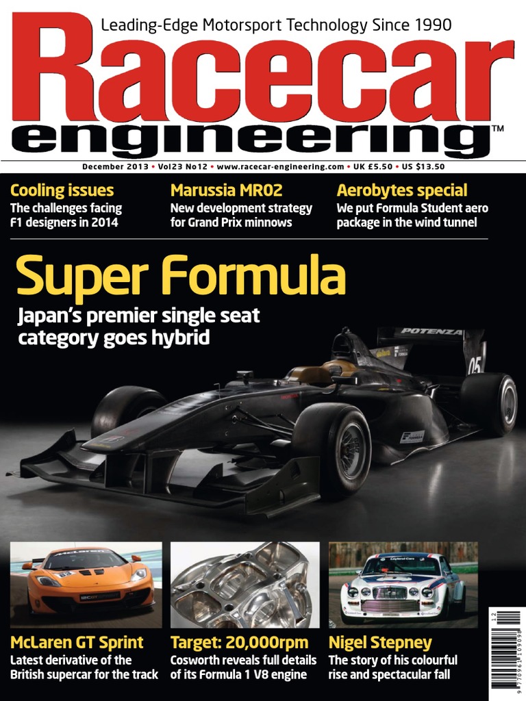 Racecar Engineering 2013 12 | PDF | Formula One | Formula Racing